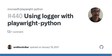 using logger with playwright python · issue 440 · microsoft playwright