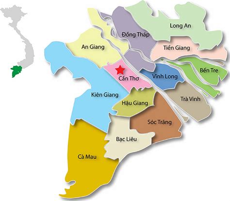 Lụm Ngay Bản đồ Du Lịch 13 Tỉnh Miền Tây Nam Bộ đầy đủ Nhất 2025