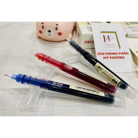Mua Bút bi nước mực gel nhanh khô ngòi mm Deli viết thư pháp cho học sinh văn phòng ống mực