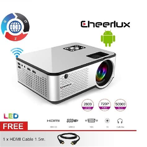 Datashow Cheerlux C FHD Android Avec Wifi Lumens DARIACOM