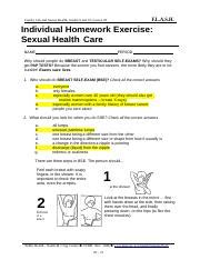 Sexual Health Care Key Docx F L A S H Family Life And Sexual Health Grades And Lesson