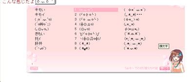 顔文字 笑顔 きもい