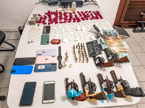 Operação policial apreende drogas e armas em Pinheiro O Imparcial