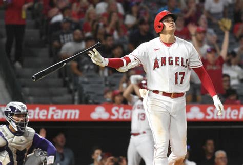 大谷翔平2冠見えた！5本差独走37号3ラン 81打点で首位に1差 Mlb 日刊スポーツ