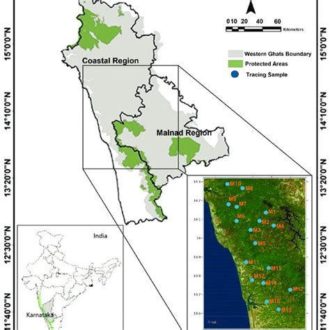 Map Showing The Sampling Area Download Scientific Diagram
