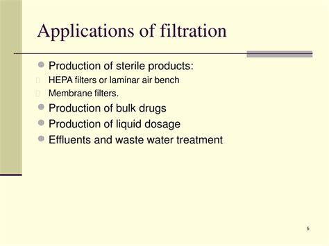 Applications Of Filtration At Joyce Collins Blog