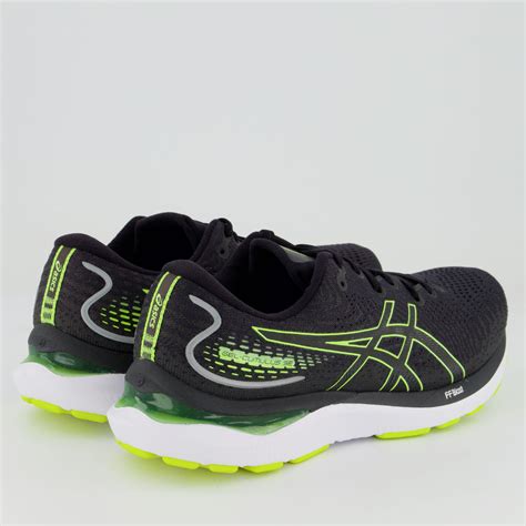 Tênis Asics Gel Cumulus 24 Se Preto Verde E Branco Futfanatics