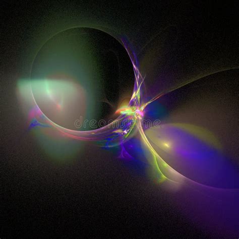 Simple Multicolor Abstract Pattern On Black Background Wallpaper Stock Illustration