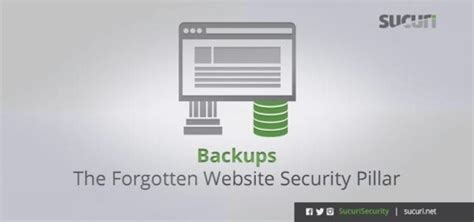 Backups The Forgotten Website Security Pillar