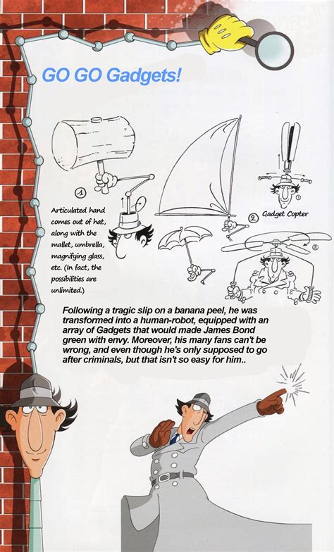 Inspector Gadget 1983 86 Part 2 Model Sheets Turnarounds Character References Concept Art