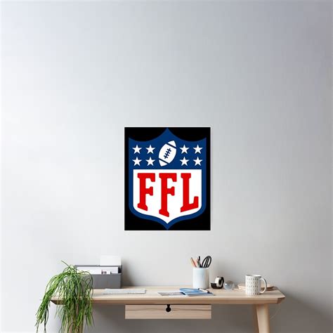 Fantasy Football Logo Ffl League Lover Poster For Sale By Crasmussen