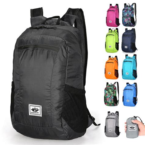 Foldable Backpack Waterproof Backpack Folding Bag Ultralight Outdoor