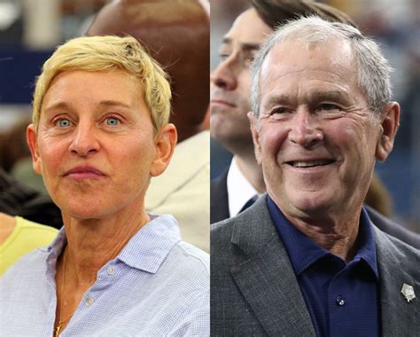 Ellen Degeneres Really Wants You To Know Shes Friends With George W