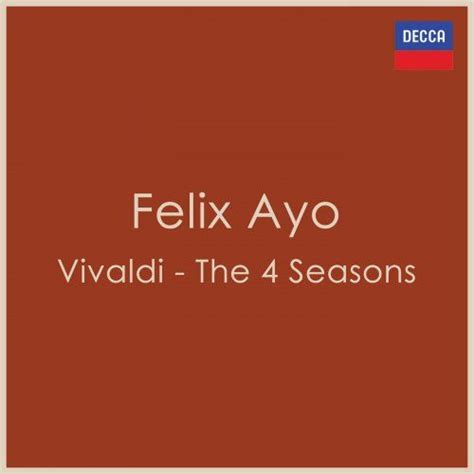 Antonio Vivaldi The 4 Seasons Cd2 I Musici Felix Ayo Michala