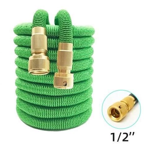 Tuyau d arrosage Tuyau d eau extensible Double connecteur métallique