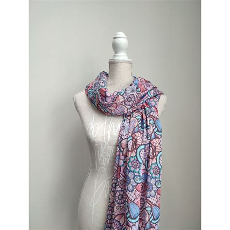 Esarfa Lucy Lila 70 Cm X 180 Cm Emagro