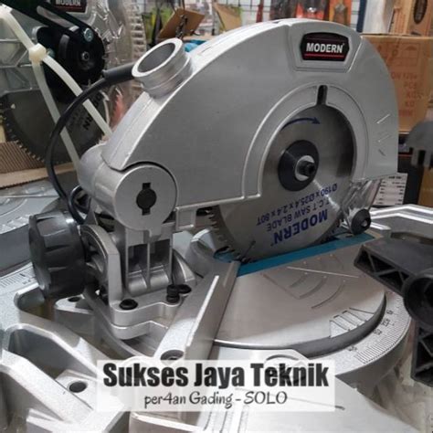 Jual Mitter Saw Modern M B Miter Saw Mesin Potong Kayu Aluminium Sudut M B Shopee