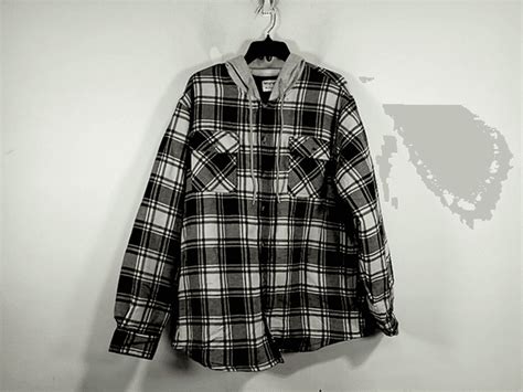 Wrangler Authentics Mens Long Sleeve Quilted Lined Flannel Shirt
