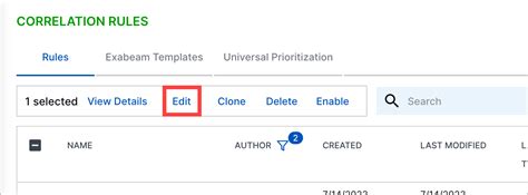 Edit A Correlation Rule Exabeam Documentation Portal