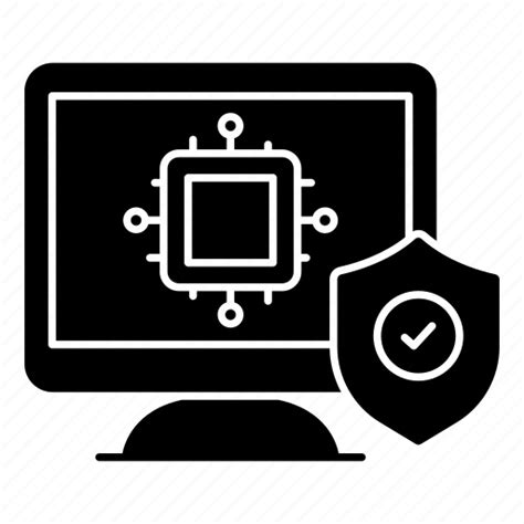 Secure Chip Ic Microchip Integrated Semiconductor Icon Download On Iconfinder