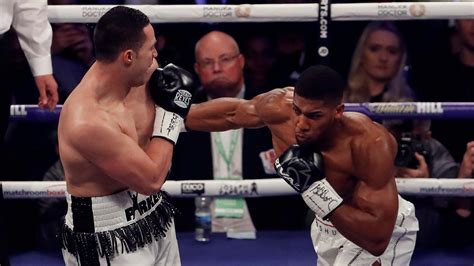 Anthony Joshua Venció A Joseph Parker Sostuvo Su Invicto Y Unificó Los