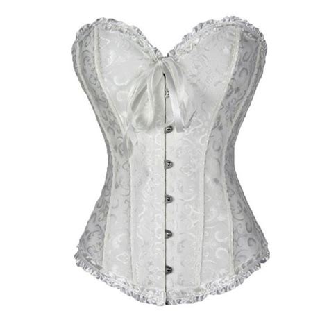 Wybzd Women Corset Bustier Push Up Lingerie Top Shapewear Overbust