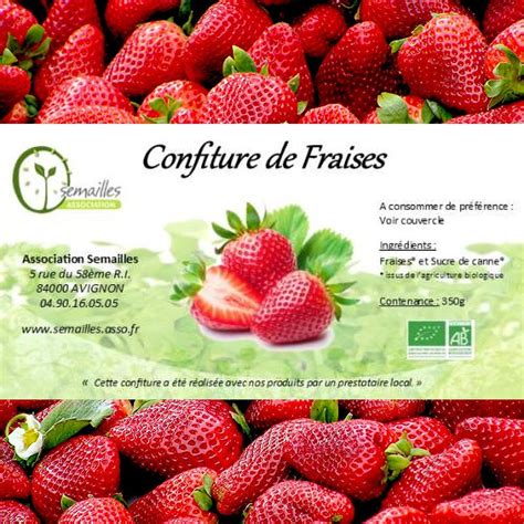 Confiture De Fraises La Boutique De Semailles