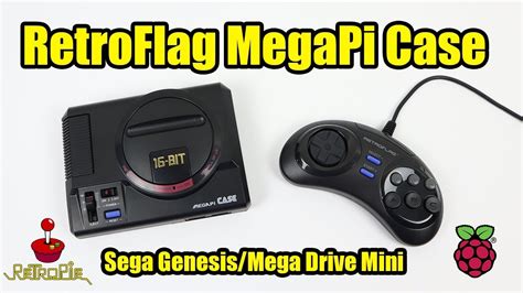 retroflag megapi case raspberry pi sega genesis mega drive mini youtube
