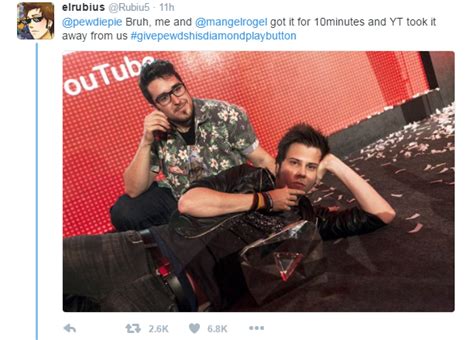 Pewdiepie Blog Is Youtube Diamond Play Button Real