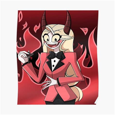 Charlie Magne Hazbin Hotel Poster For Sale By Otaku Fanart Redbubble