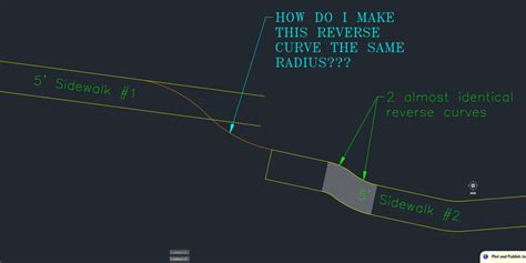 Solved How To Make Two Symmetrical Curves Reverse Curves Autodesk Community