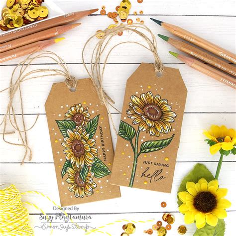 One Stamp Five Ways Simon Says Stamp October Card Kit Sunflowers And Daisies Artofit