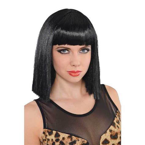 Amscan Blunt Bob Wig Black