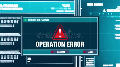 Application Error Alert Warning Attack On Screen World Map Loop Motion