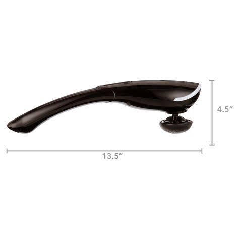 Homedics Twin Percussion Pro Massager With Heat Handheld Back Massager