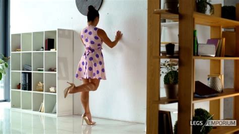 Alina Delicious Legs In Polkadots Legs Emporium