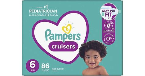 Pampers Cruisers Size 6 86 Count Disposable Diapers • Price