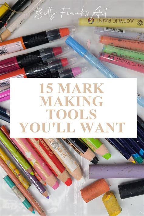 15 Mark Making Tools You Ll Want Mark Making Making Tools Marks