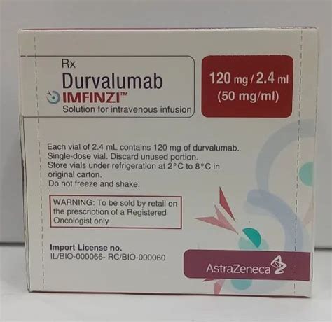 Imfinzi Durvalumab 120mg Injection 120 Mg24 Ml At Rs 40000box In