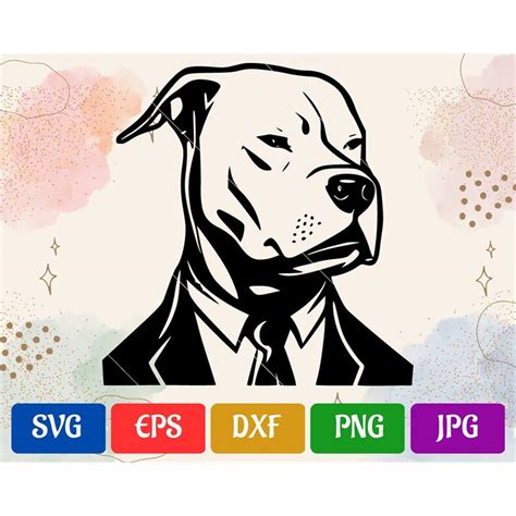 Pitbull Svg High Quality Vector Cut File For Cricut Svg Inspire