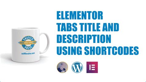 Elementor Tabs Title And Description Using Shortcodes Sniffle Valve