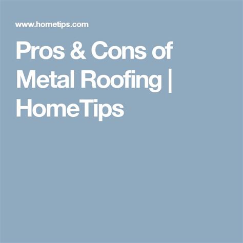 Pros And Cons Of Metal Roofing Metal Roof Roofing Metal Roofing Materials