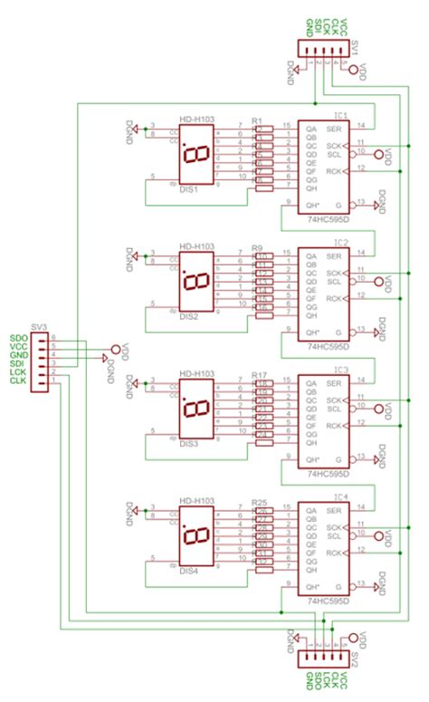 Weird Problem With 595 Shift Registers Displays Arduino Forum