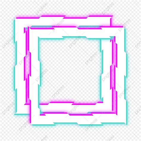 Glitch Border Frame Effect