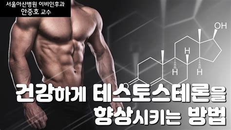 건강 건강하게 테스토스테론 수치 올리는 방법 Youtube