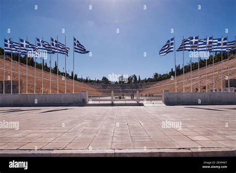Panathinaiko Stadion In Athen Griechenland Eine Der Wichtigsten
