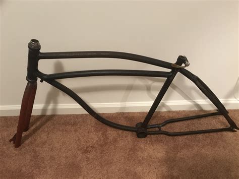 Sold 1941 Schwinn Dx Frame And Sidewinder Fork Archive Sold Or