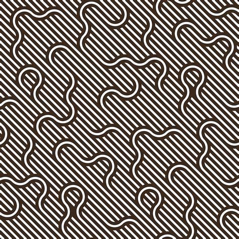 Premium Vector Seamless Linear Vector Geometric Minimalistic Pattern Abstract Lines Tiling