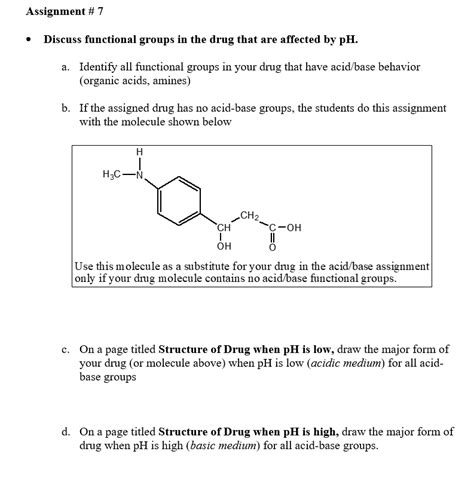 Acidic And Basic Functional Groups