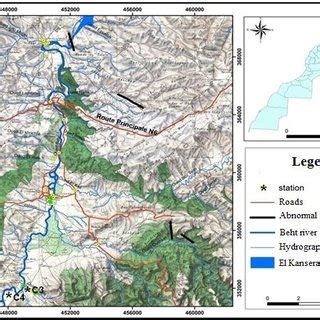 Map Of The Isohyets Obtained From The Rainfall Mean Values Of The Study